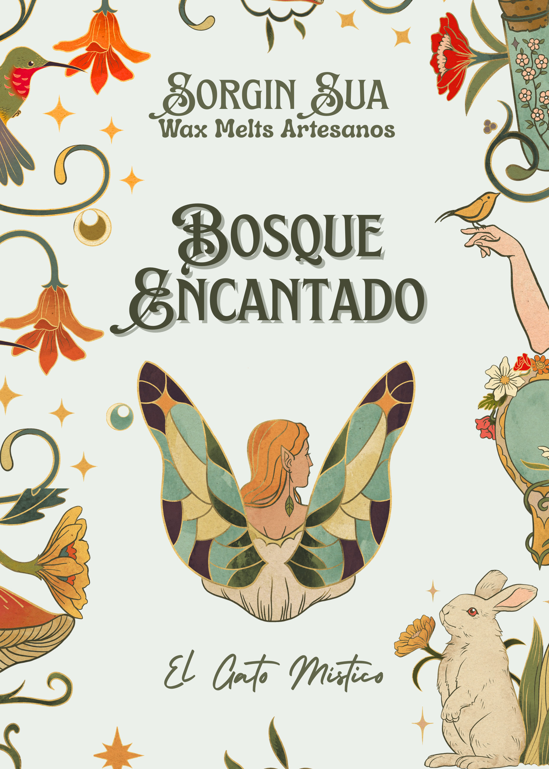 Wax Melts Bosque Encantado | Aroma floral amaderado - El Gato Místico
